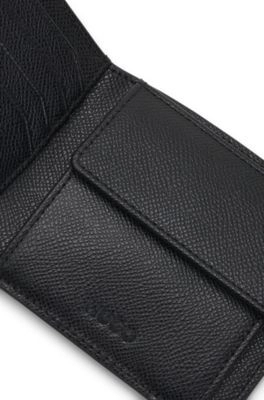 Hugo Wallet With Distinctive Metal Logo Lettering