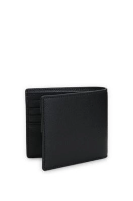 Hugo Wallet With Distinctive Metal Logo Lettering