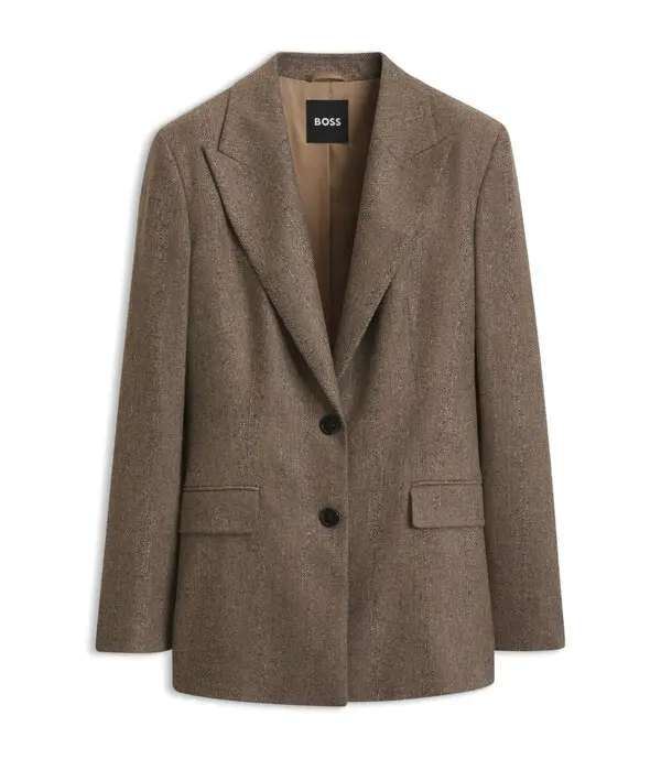 BOSS Slim-fit Textured Blazer