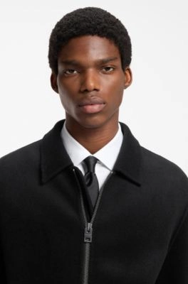 Hugo Regular-fit Jacket With Cropped Length