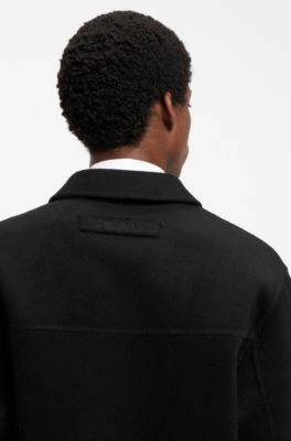Hugo Regular-fit Jacket With Cropped Length