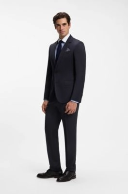 BOSS By Beckham Slim-fit Suit Jacket In Wool And Cashmere