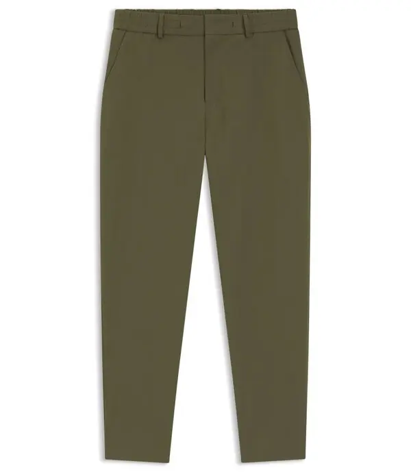 BOSS Tapered-fit Pants In Performance Stretch Fabric