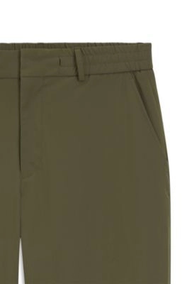 BOSS Tapered-fit Pants In Performance Stretch Fabric