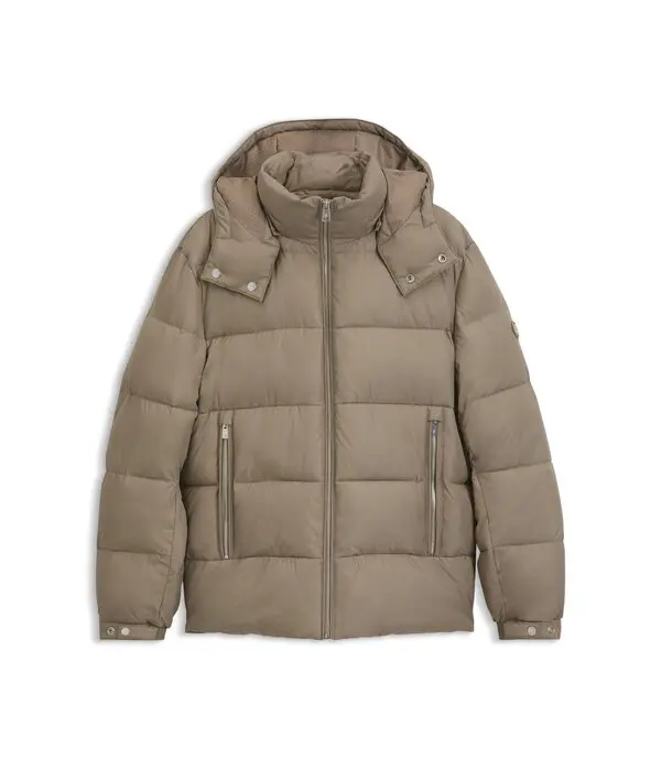 BOSS Water-repellent Puffer Jacket With Adjustable Hood