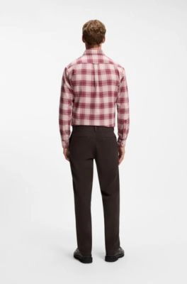 BOSS Chinos In Structured Stretch Cotton