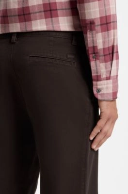 BOSS Chinos In Structured Stretch Cotton