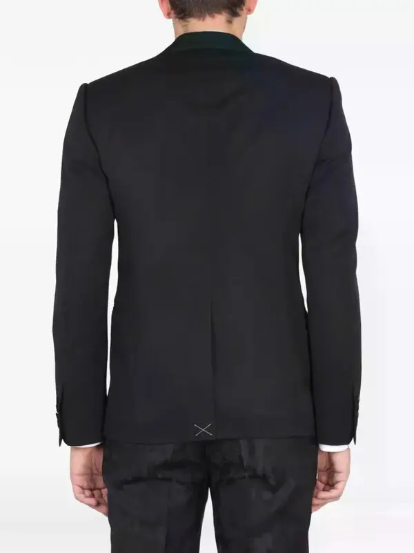 Alexander McQueen Single-breasted Peak-lapel Blazer