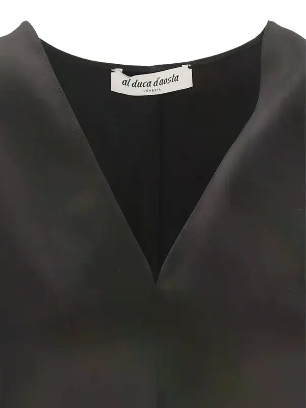 Al Duca D'aosta Satin V-neck Top