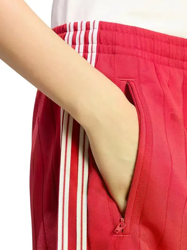 Adidas Firebird Side-stripe Logo-embroidered Shorts