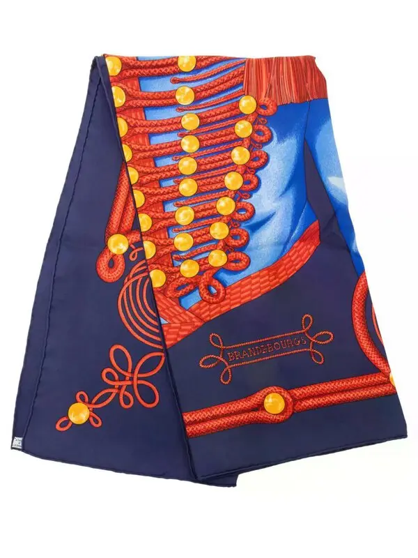 Hermès 20th Century Brandebourgs Silk Scarf 90 Scarves