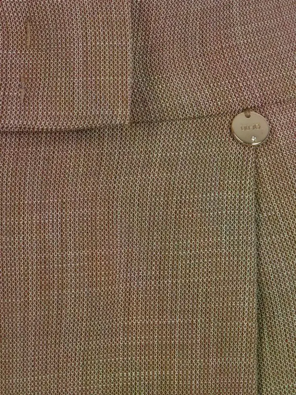 Liu Jo Biscuit Beige Cotton Trousers
