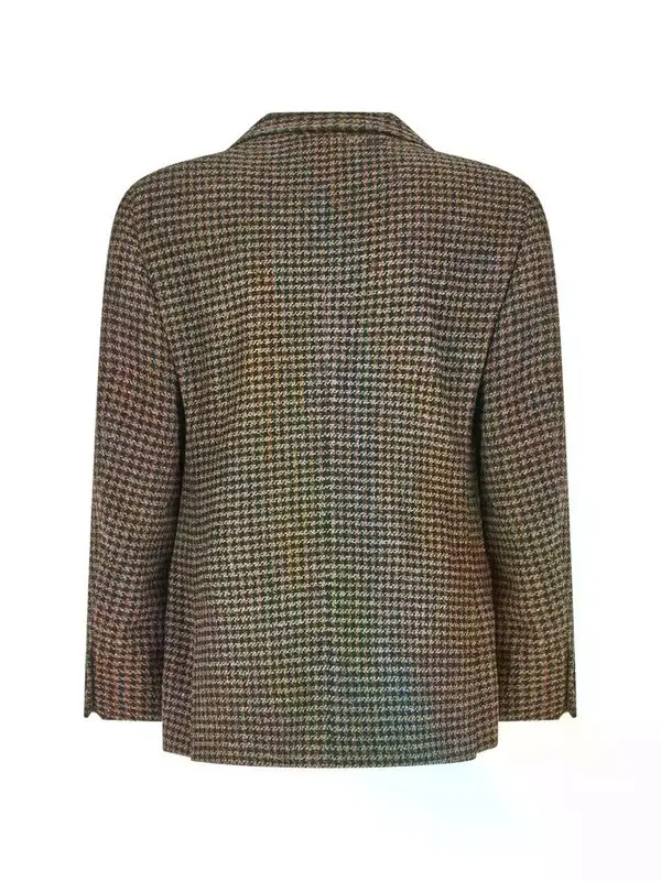 GABRIELE PASINI Houndstooth-pattern Single-breasted Blazer