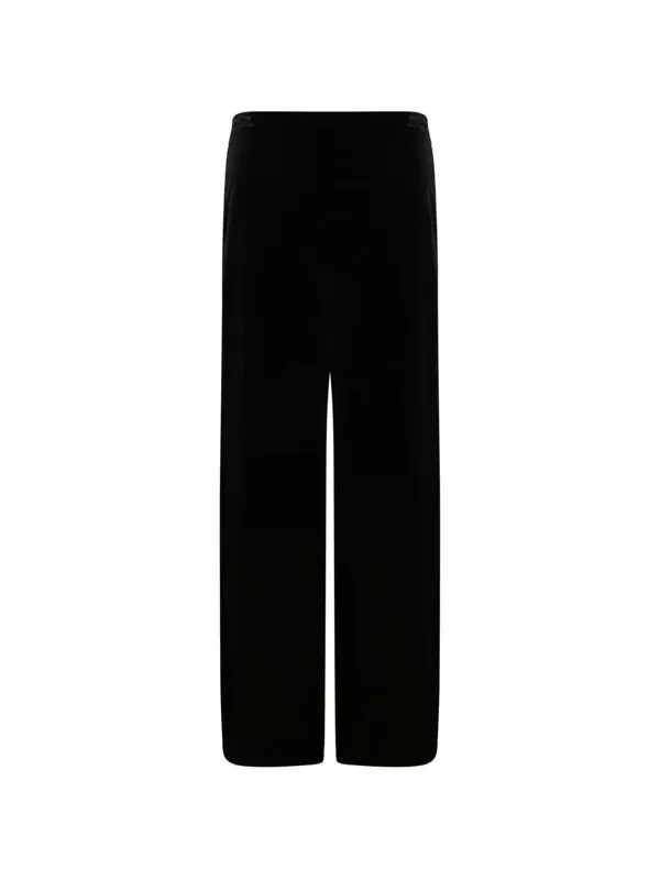 Alberta Ferretti Velvet Palazzo Pants