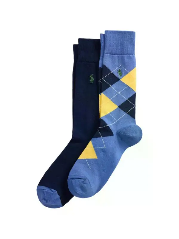 Polo Ralph Lauren Argyle Pony Socks - Blue