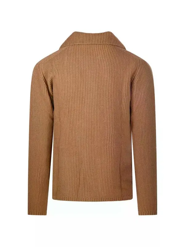 Altea Ribbed-knit Button-up Cardigan