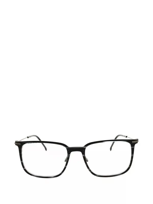 BOSS Rectangle-frame Glasses - Silver