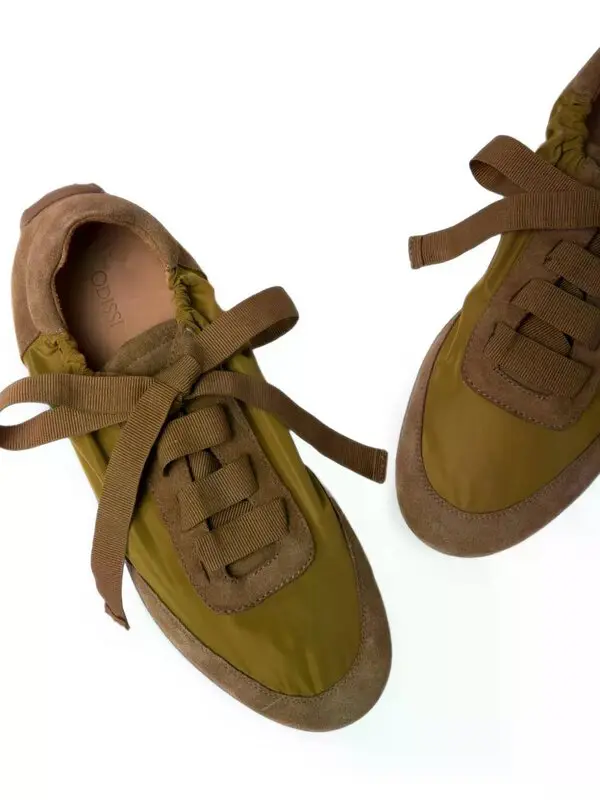 ODISSI Cass Grosgrain-lace Sneakers