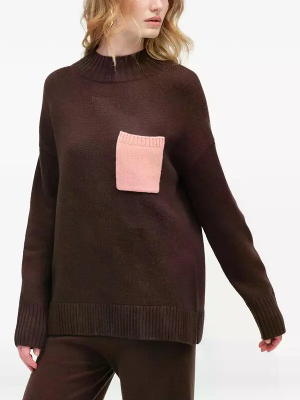 Chinti & Parker Contrast-pocket Sweater