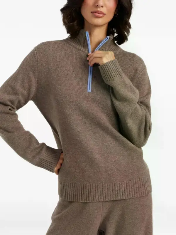 Chinti & Parker Quarter-zip Sweater
