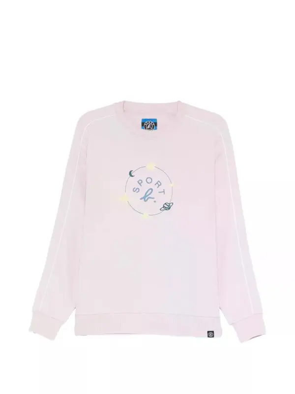AGNES B. Logo Sweatshirt - Pink