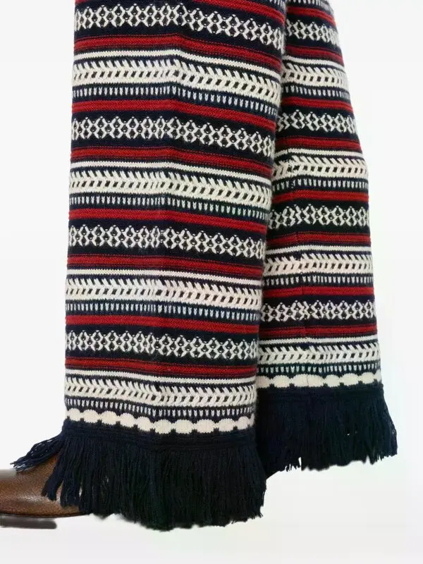 Guest In Residence Western Stripe-knit Trousers