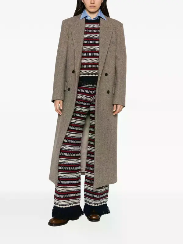 Guest In Residence Western Stripe-knit Sweater