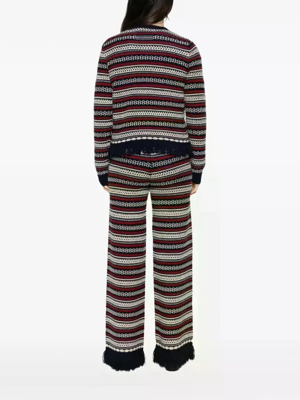 Guest In Residence Western Stripe-knit Sweater