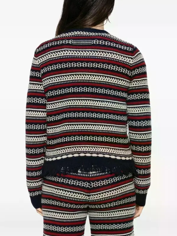 Guest In Residence Western Stripe-knit Sweater
