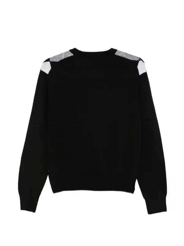 DUNST Argyle-intarsia Sweater