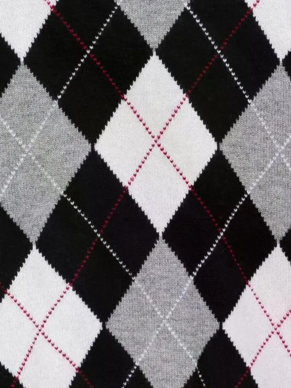 DUNST Argyle-intarsia Sweater