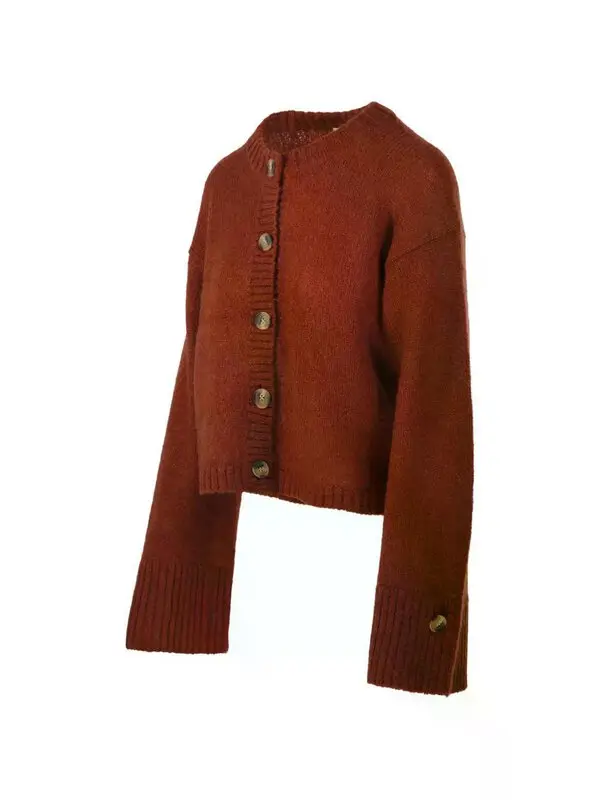 BY MALENE BIRGER Cierrou Button-up Ribbed Cardigan