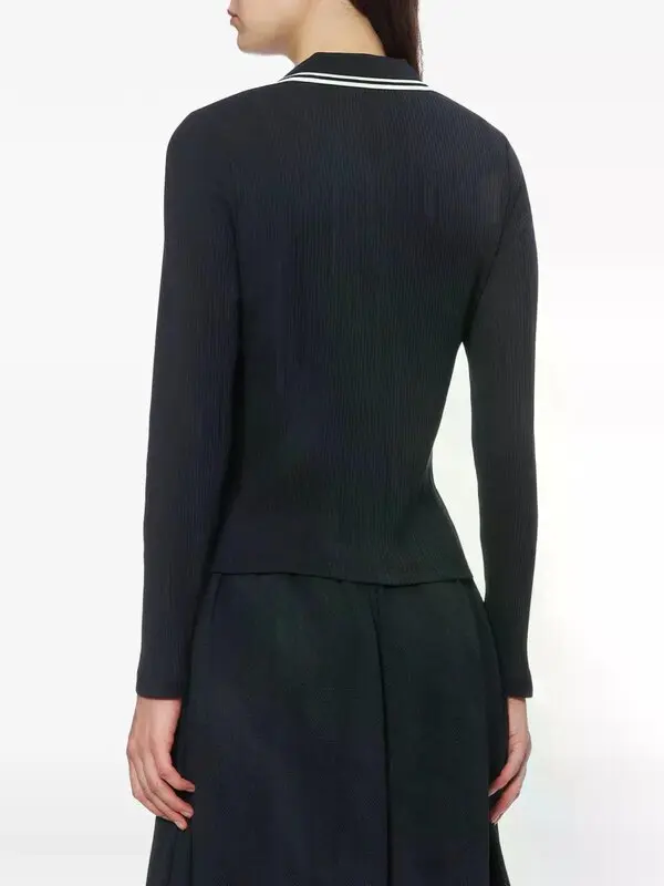Fred Perry Ribbed-knit Long-sleeve Sweater