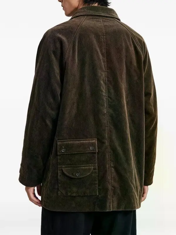 Yohji Yamamoto Corduroy-texture Single-breasted Coat