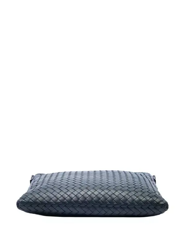 Bottega Veneta 2012-2026 Nappa Intrecciato Vn Crossbody Bag - Blue