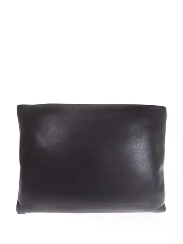 Saint Laurent 2000-2026 Large Lambskin Puffy Pouch Clutch Bag