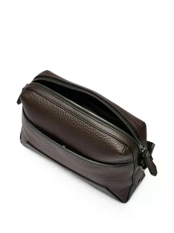 LANCEL Medium Milo Grained Leather Camera Bag
