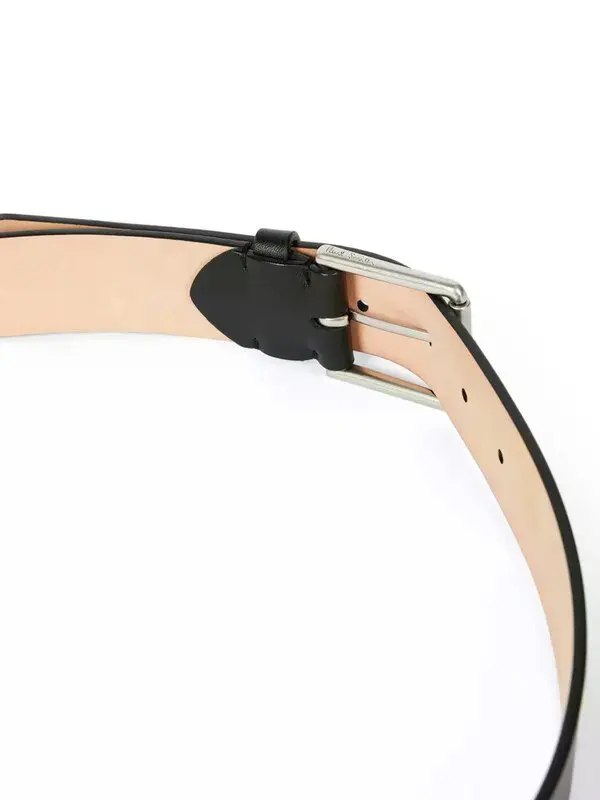 Paul Smith Leather 'signature Stripe' Stitch Belt