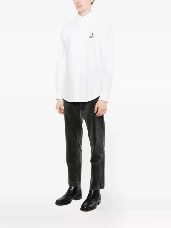 Polo Ralph Lauren Button-down Collar Long-sleeve Shirt - White