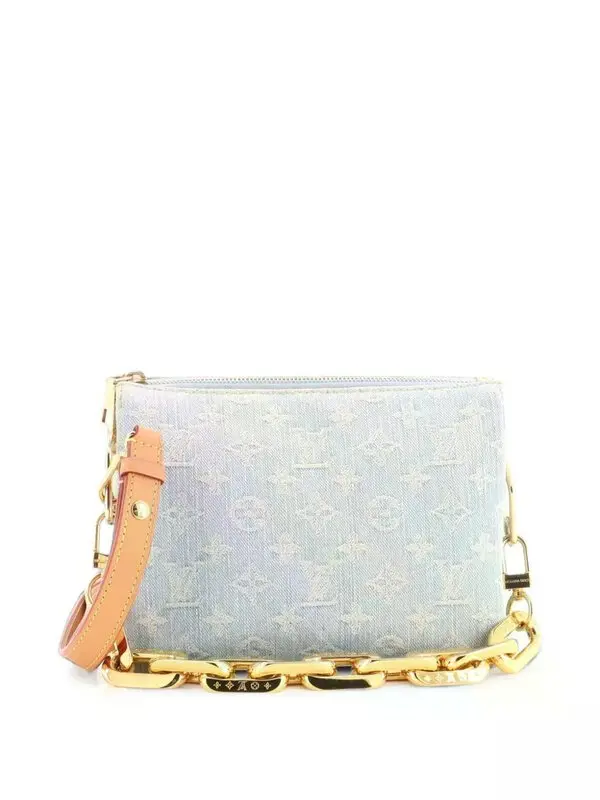 LOUIS VUITTON Coussin Bag Monogram Denim Bb Crossbody Bag