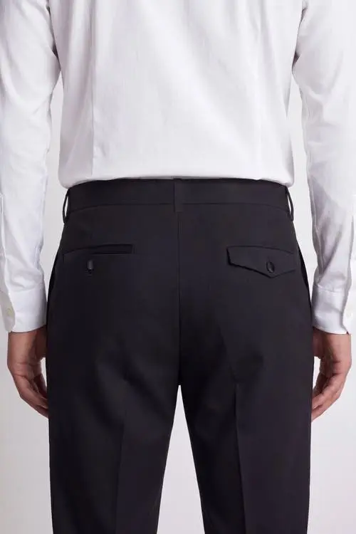 TWISTED TAILOR Kingdon Slim Fit Tuxedo Trousers