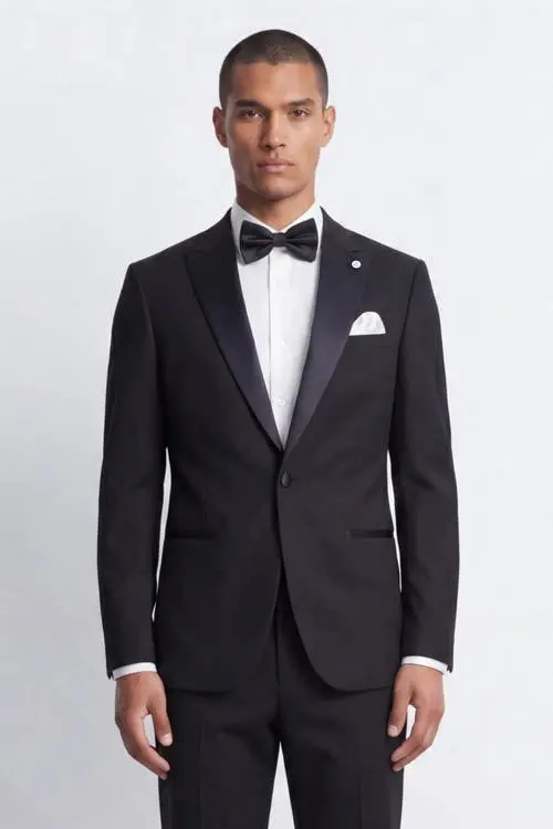 TWISTED TAILOR Kingdon Slim Fit Tuxedo Jacket