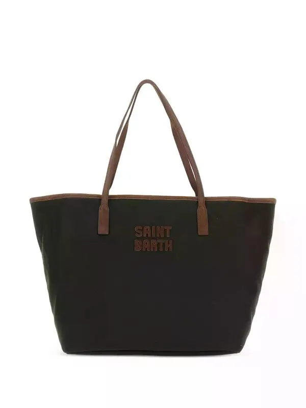 MC2 SAINT BARTH City Logo-patch Tote Bag - Green