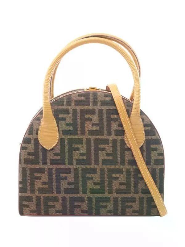 Fendi 20th Century Zucca Canvas Satchel