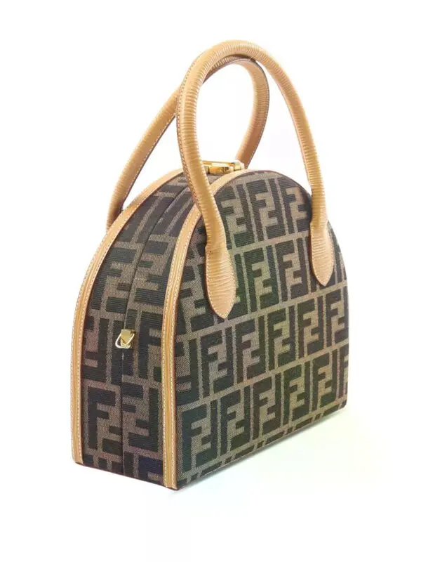 Fendi 20th Century Zucca Canvas Satchel