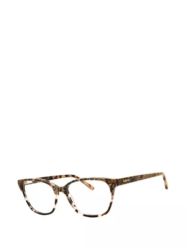 Bebe Lace-print Rectangle-frame Glasses