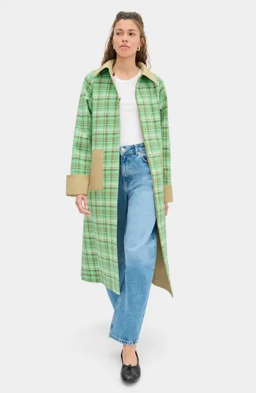 ALIGNE Barnaby Reversible Organic Cotton Trench Coat