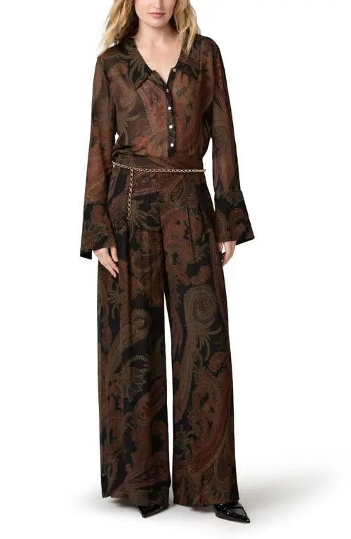 Paige Rosalinda Paisley Button-up Shirt