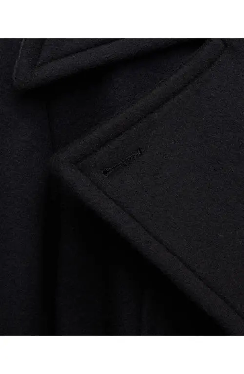 Mango Oversized Virgin Wool Blend Belted Coat