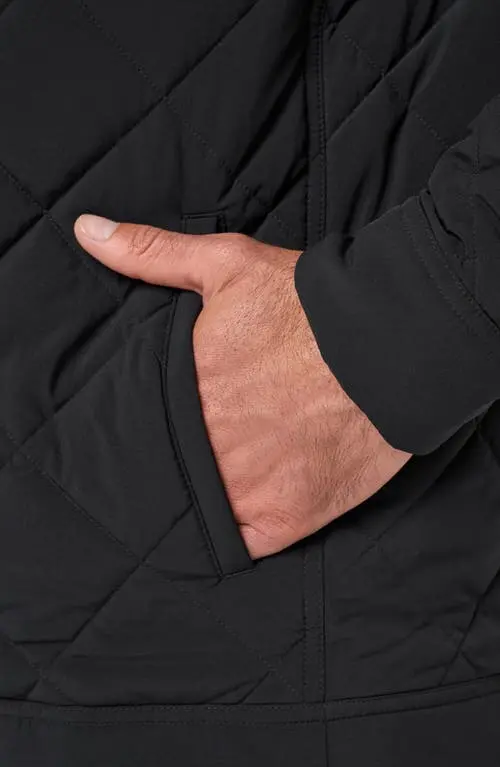 Travis Mathew Grey Wave 2.0 Performance Quilted Jacket